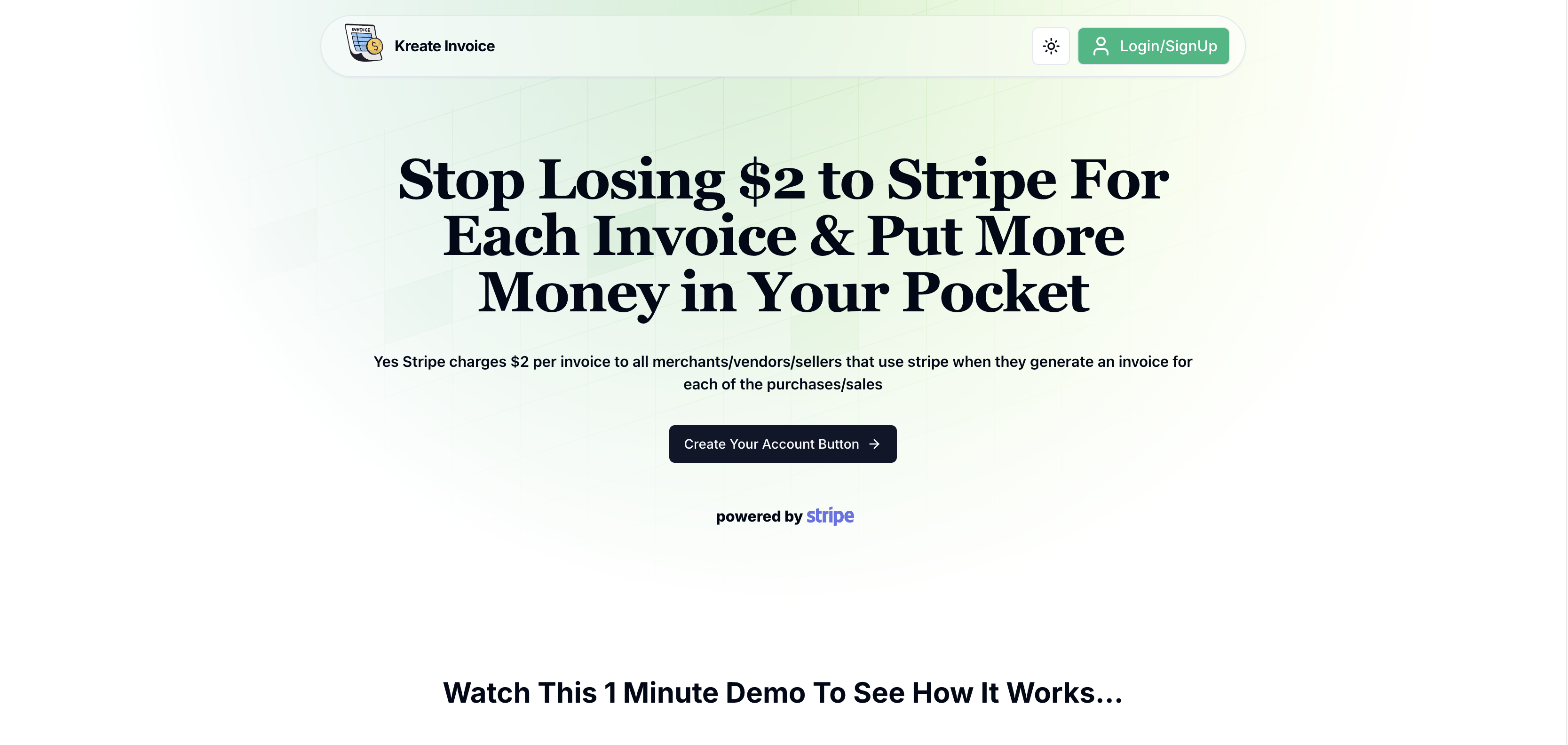 Kreate Invoice- Generate your stripe invoices hassle free
